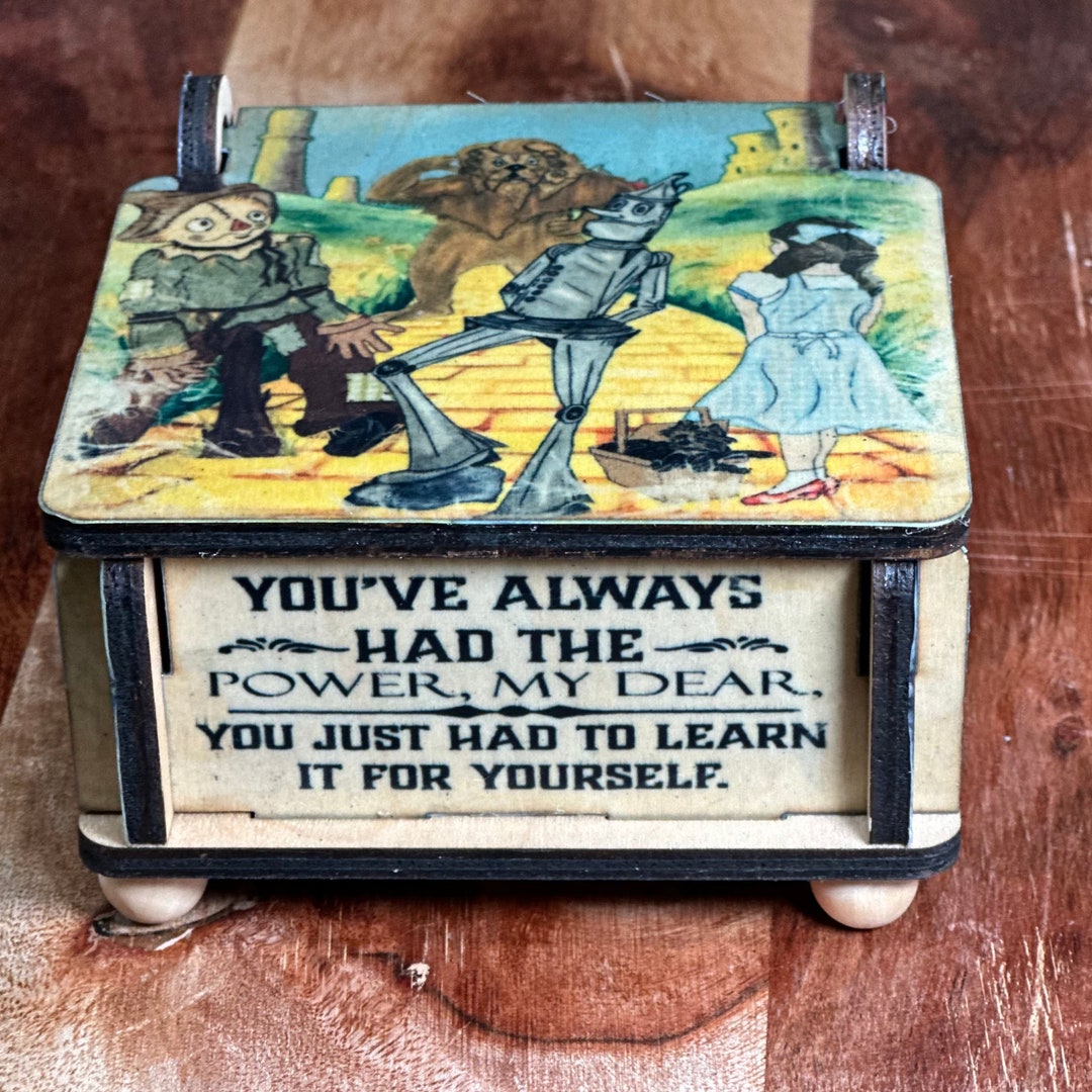 Wonderful Wizard of Oz Wooden Custom Handmade Music Box - Etsy