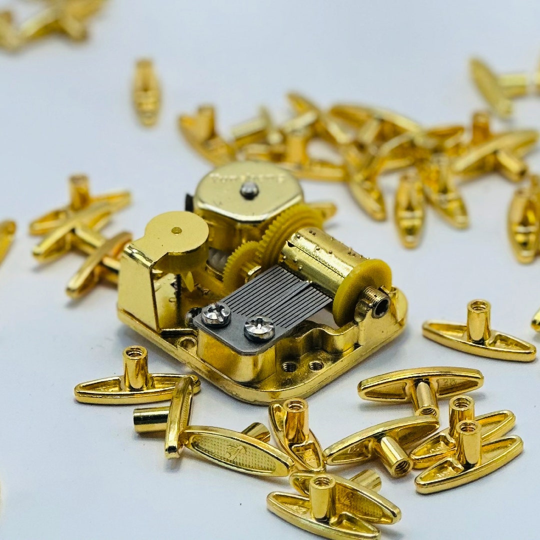 18 Note Musical Mechanism, Gold Music Box Mechanism, DIY Gift, Great ...