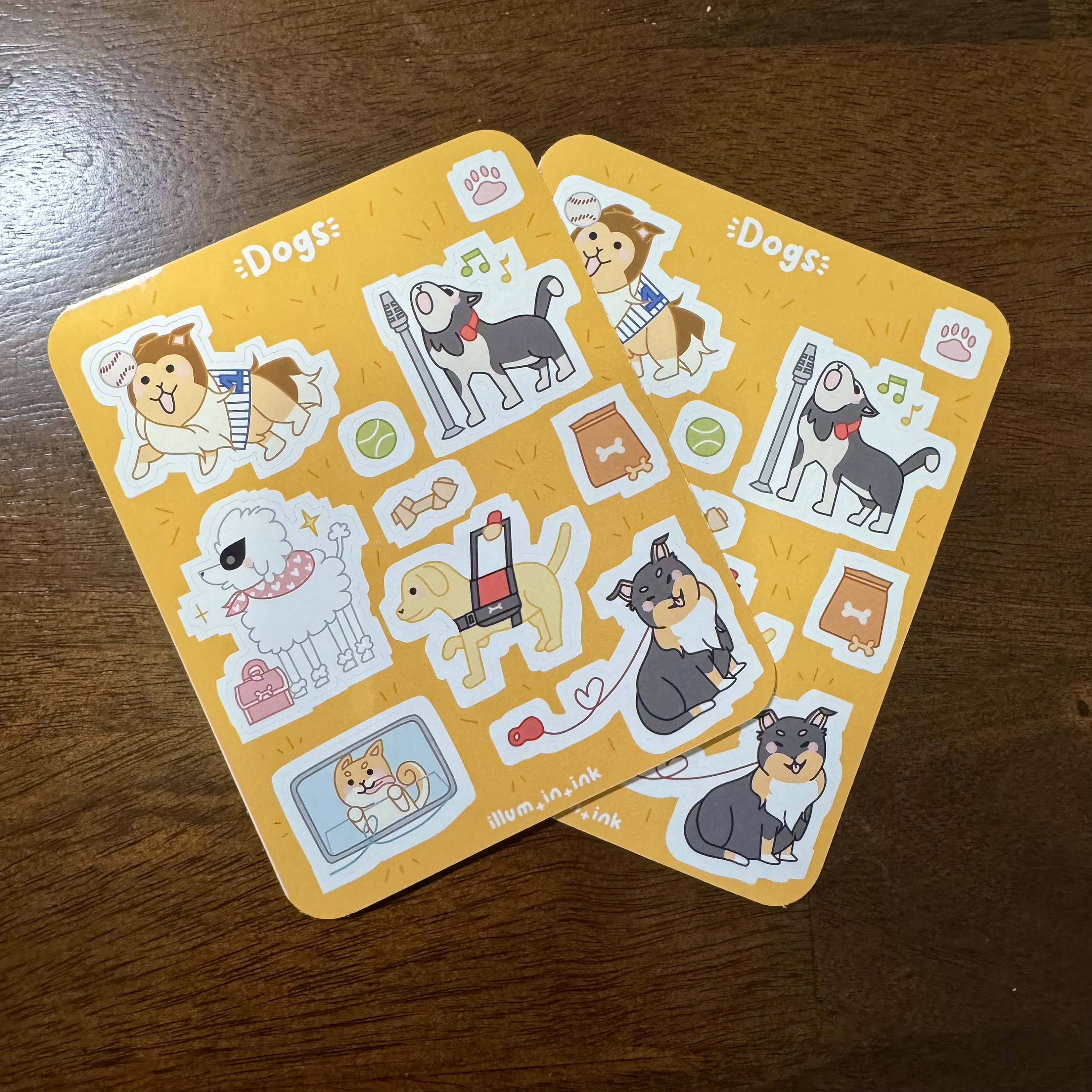 Dogs Sticker Sheet | Cute Stickers for Journals, Planners, Notebooks ...