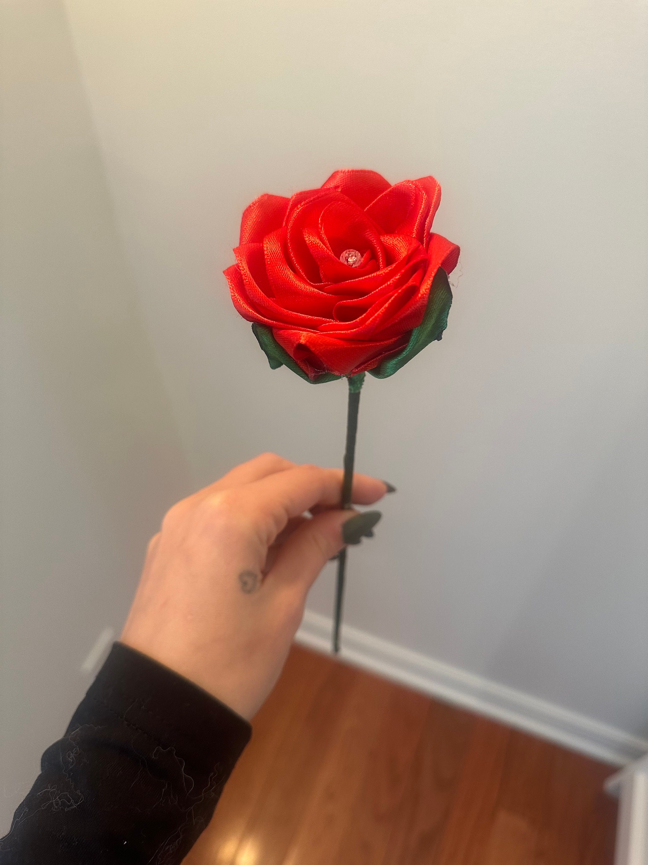 Eternal Single Rose, Handmade Fake Flower - Etsy