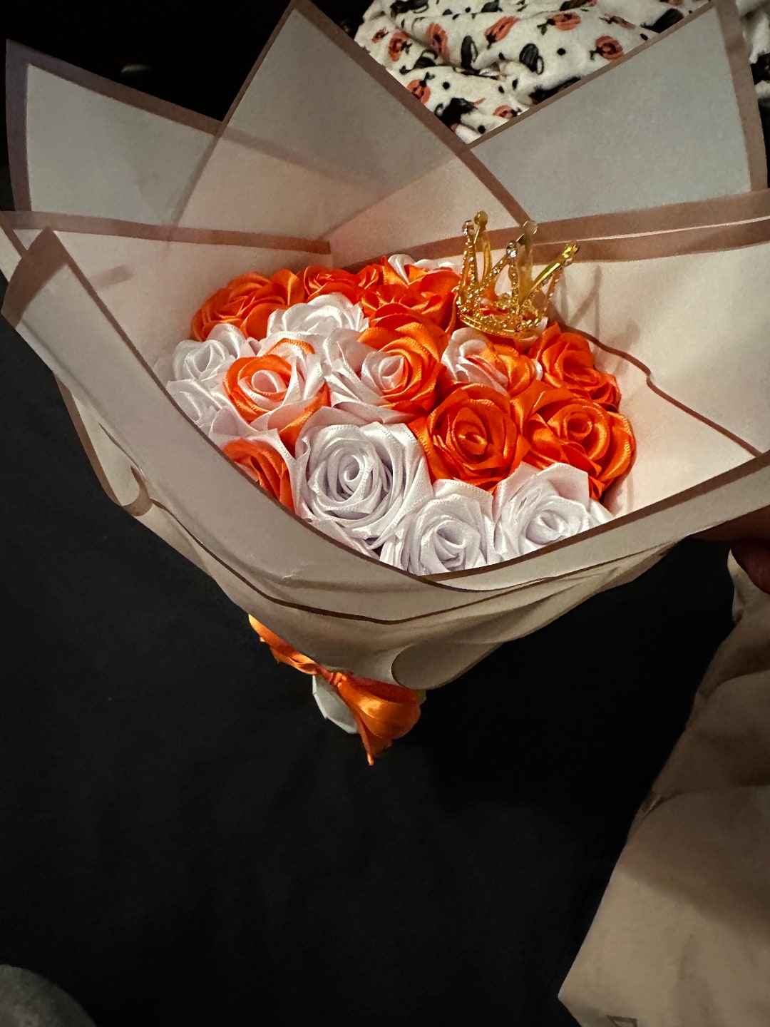 Eternal Rose Bouquet, Handmade Fake Flowers - Etsy