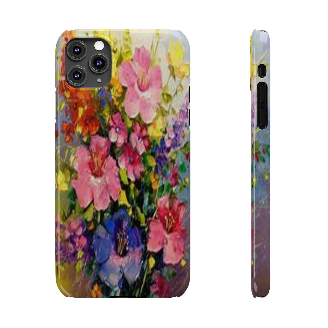 Artistic Wildflower Splash: Floral Phone Cover for Iphone, Samsung ...