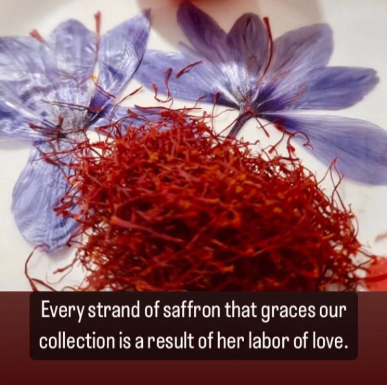 Grade 1 Saffron organic Saffron 100% Pure Certified Packaged in a Small ...