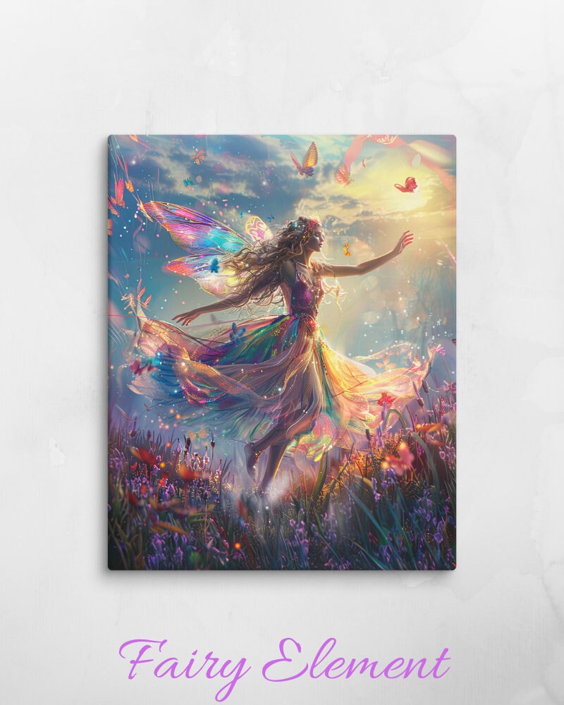 Canvas Fairy Artwork, Fantasy Art, Fantasy Fairy, Fairies, Wall Art, Artwork, Fairy Tales, Home ...
