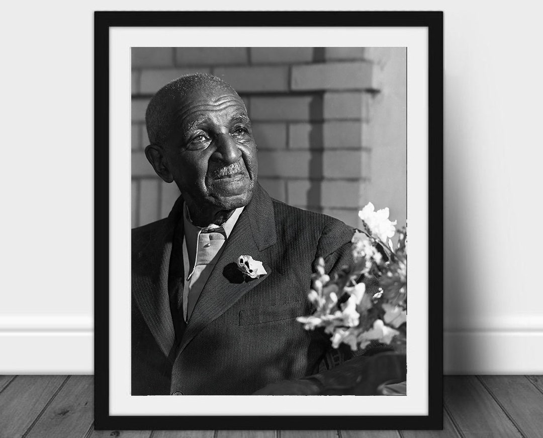 George Washington Carver African-american Scientist, Portrait Black ...