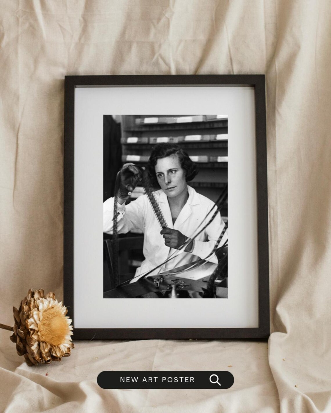 Leni Riefenstahl Film Maker Portrait, Black and White Photo, Vintage ...