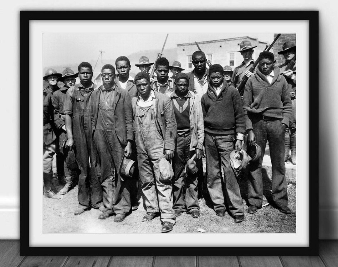 African American History, Scottsboro Boys Trail Case Black and White ...