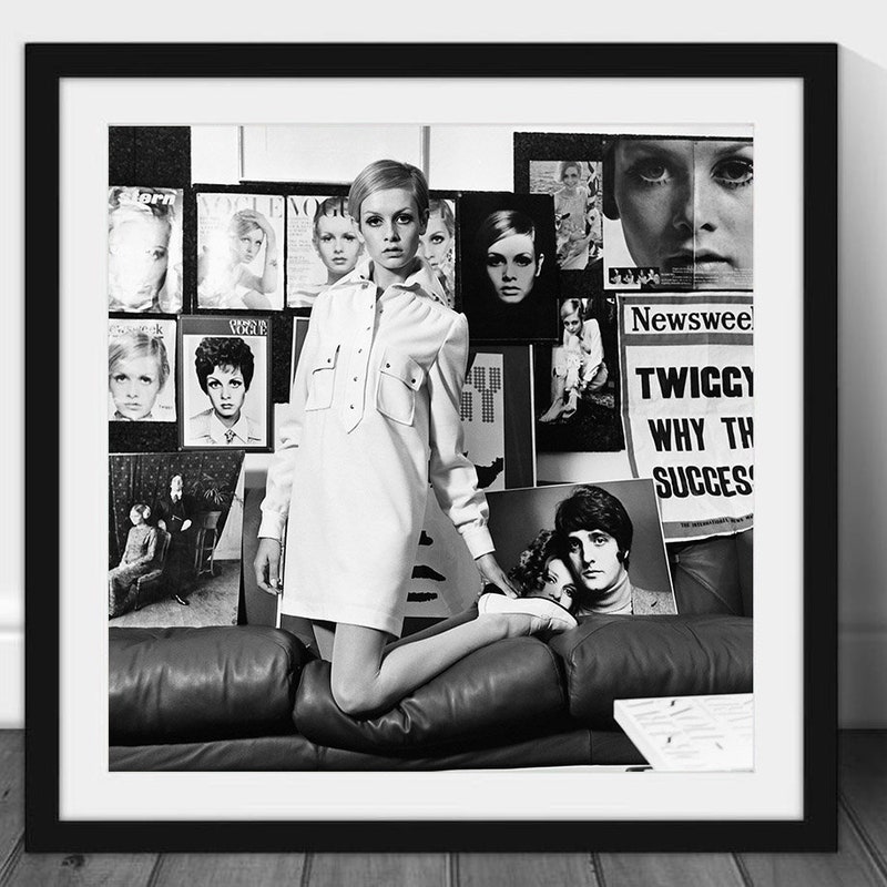 Twiggy Poster - Etsy