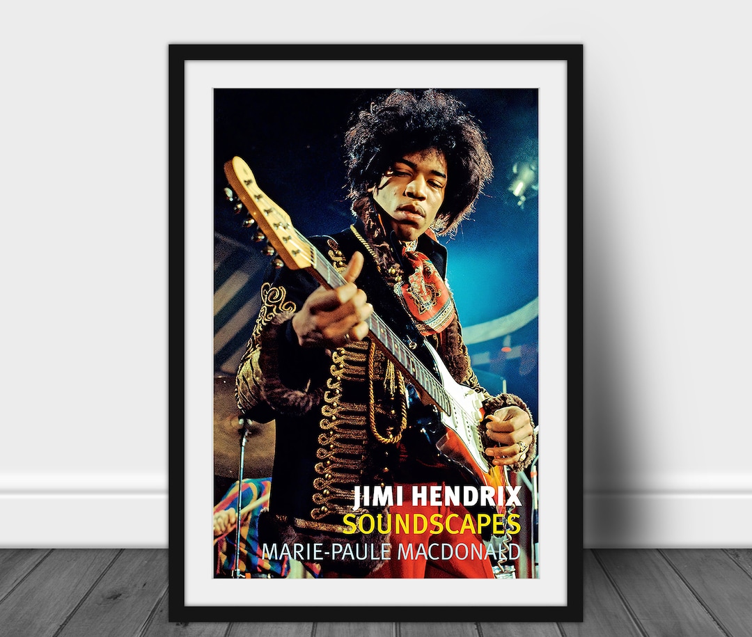 Jimi Hendrix Retro Star Colored Album Poster, Vintage Wall Art, Elegant ...