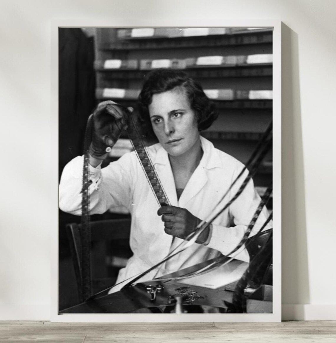 Leni Riefenstahl Film Maker Portrait, Black and White Photo, Vintage ...