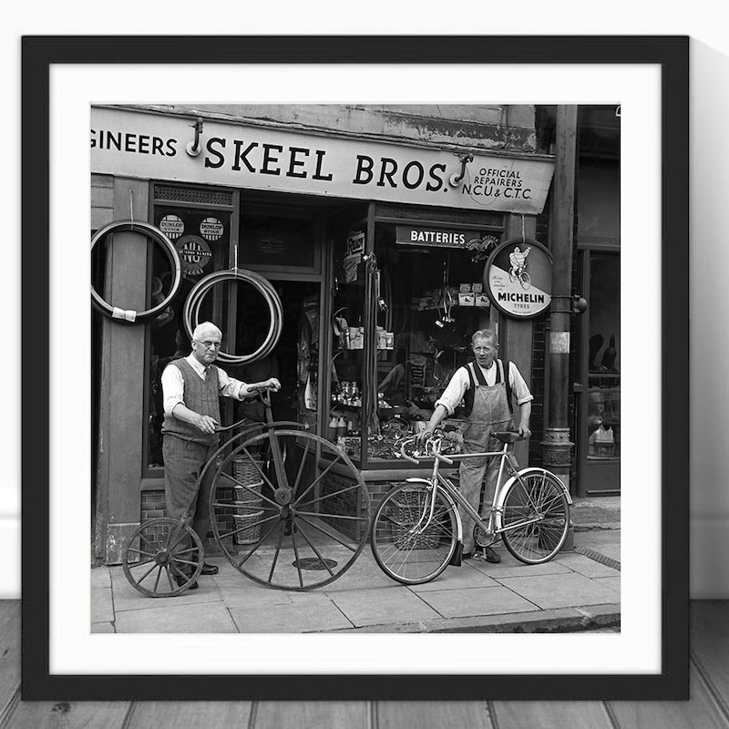 High Wheel Bike Wall Art - Etsy