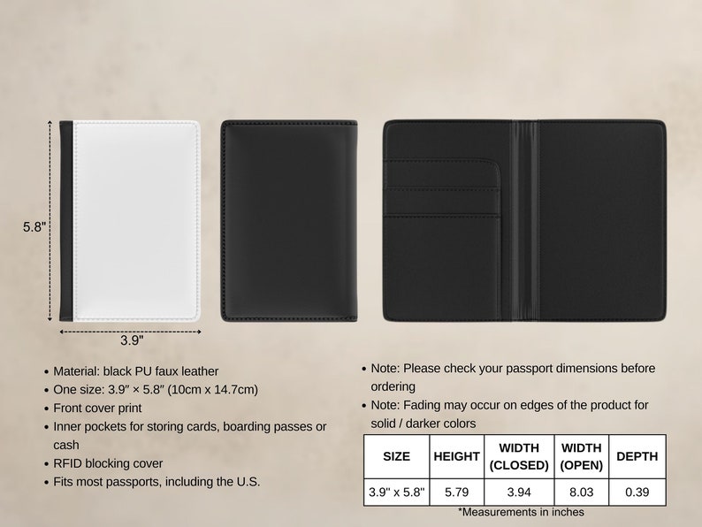 Anime Girl Passport Cover: Faux Leather Travel Wallet - Etsy