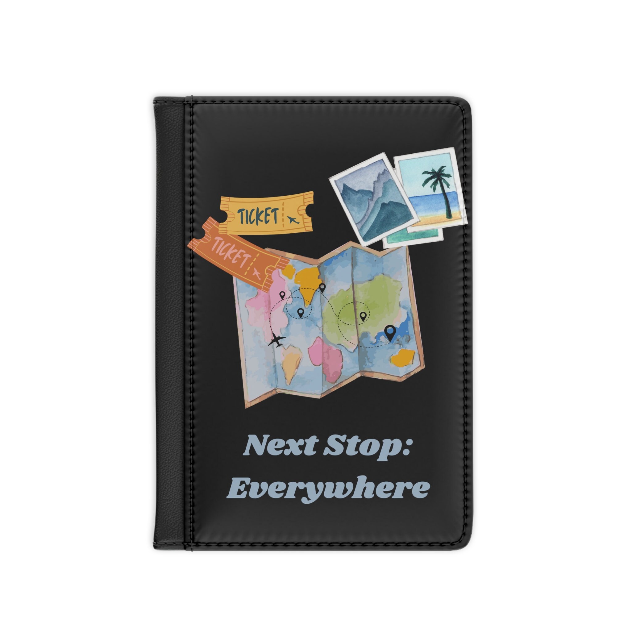 Passport Cover, Next Stop Everywhere Passport Cover, Cute Travel ...