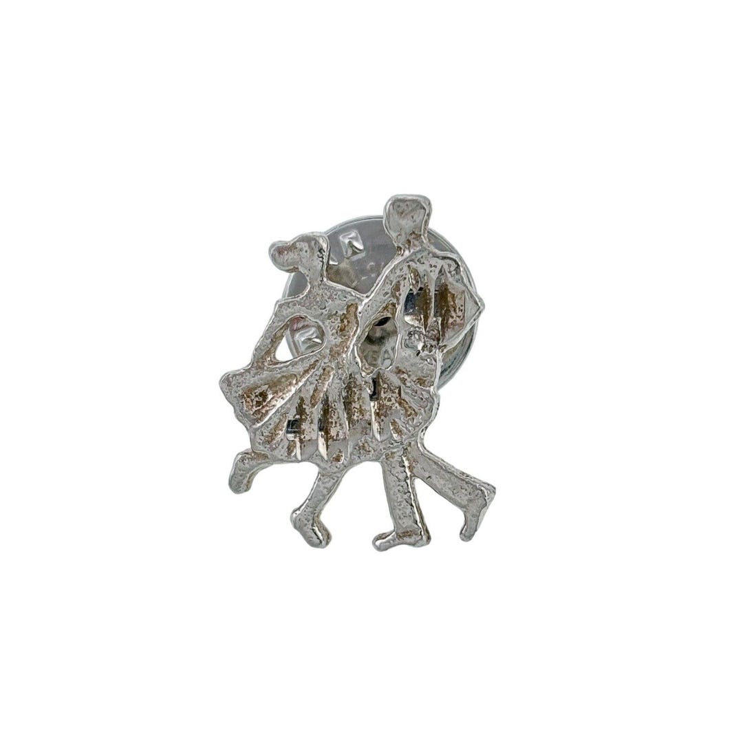 Sterling Silver Ballroom Dance Pin | Vintage 925 Lapel Brooch | Dancing ...