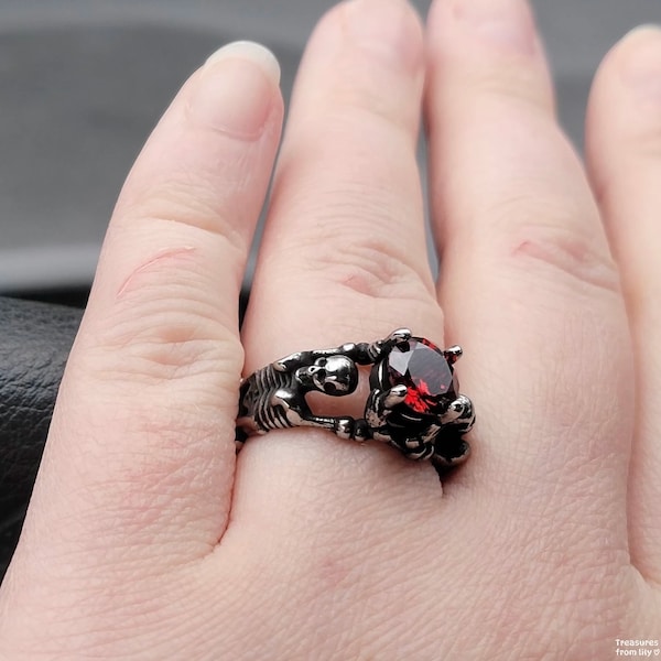 Goth Ring - Etsy