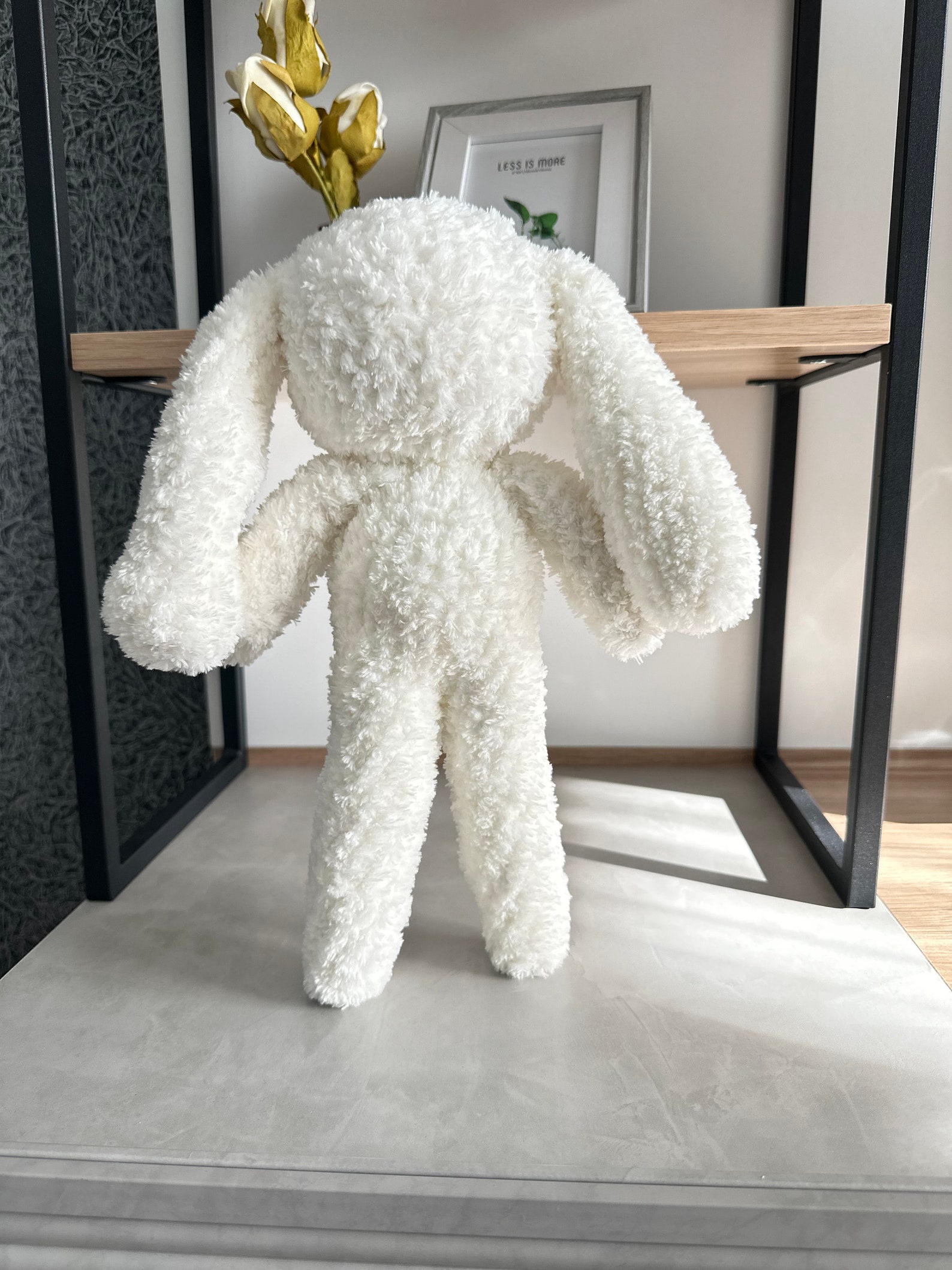 Conejito de crochet personalizado: conejo de peluche de algodón ...