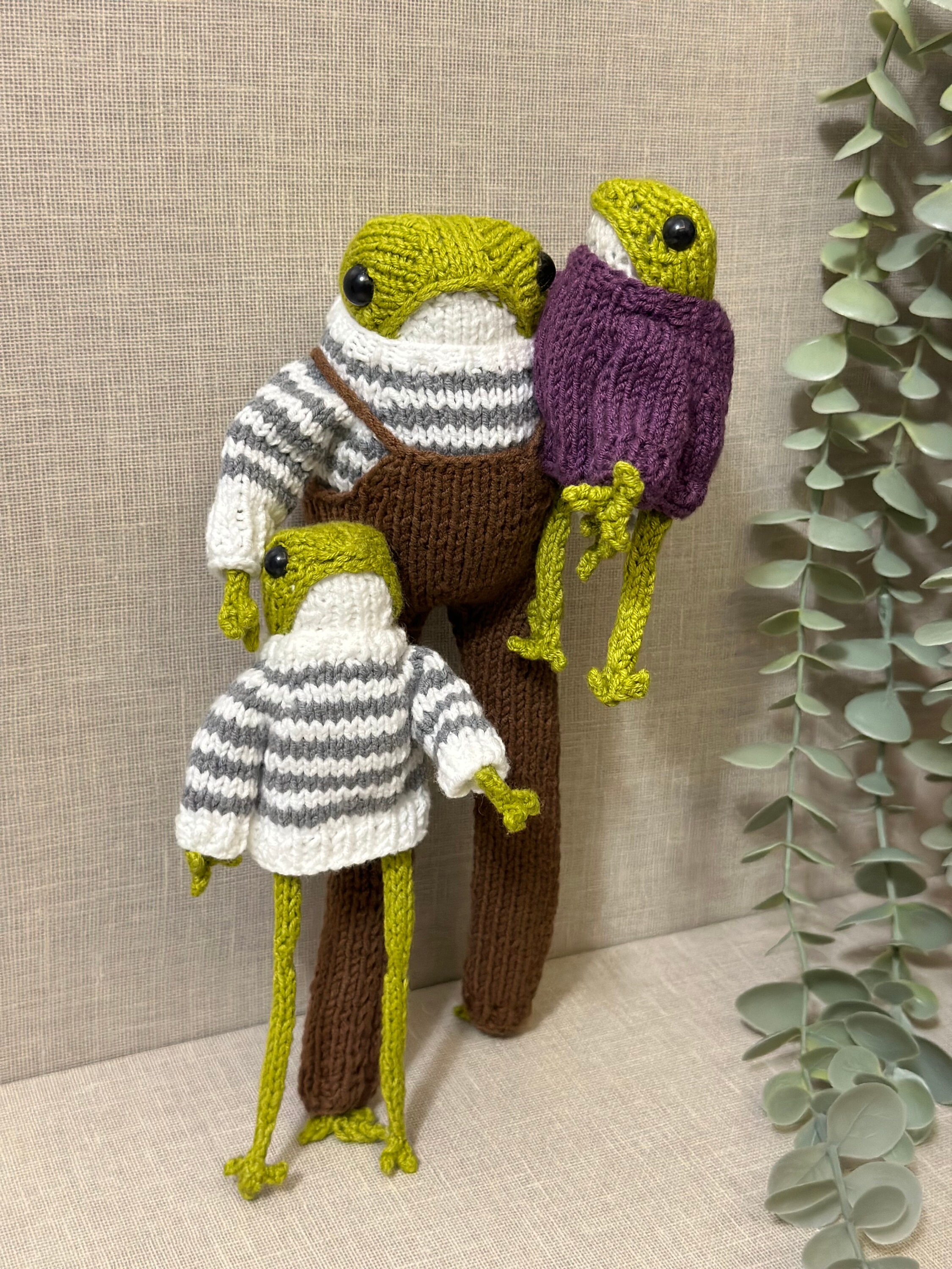 Froggie Frog Crochet,green Frog Knitted,froggie's Sweater,cute Frog ...