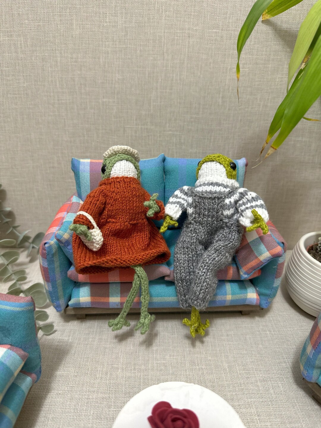 Froggie Frog Crochet,green Frog Knitted,froggie's Sweater,cute Toy Frog ...