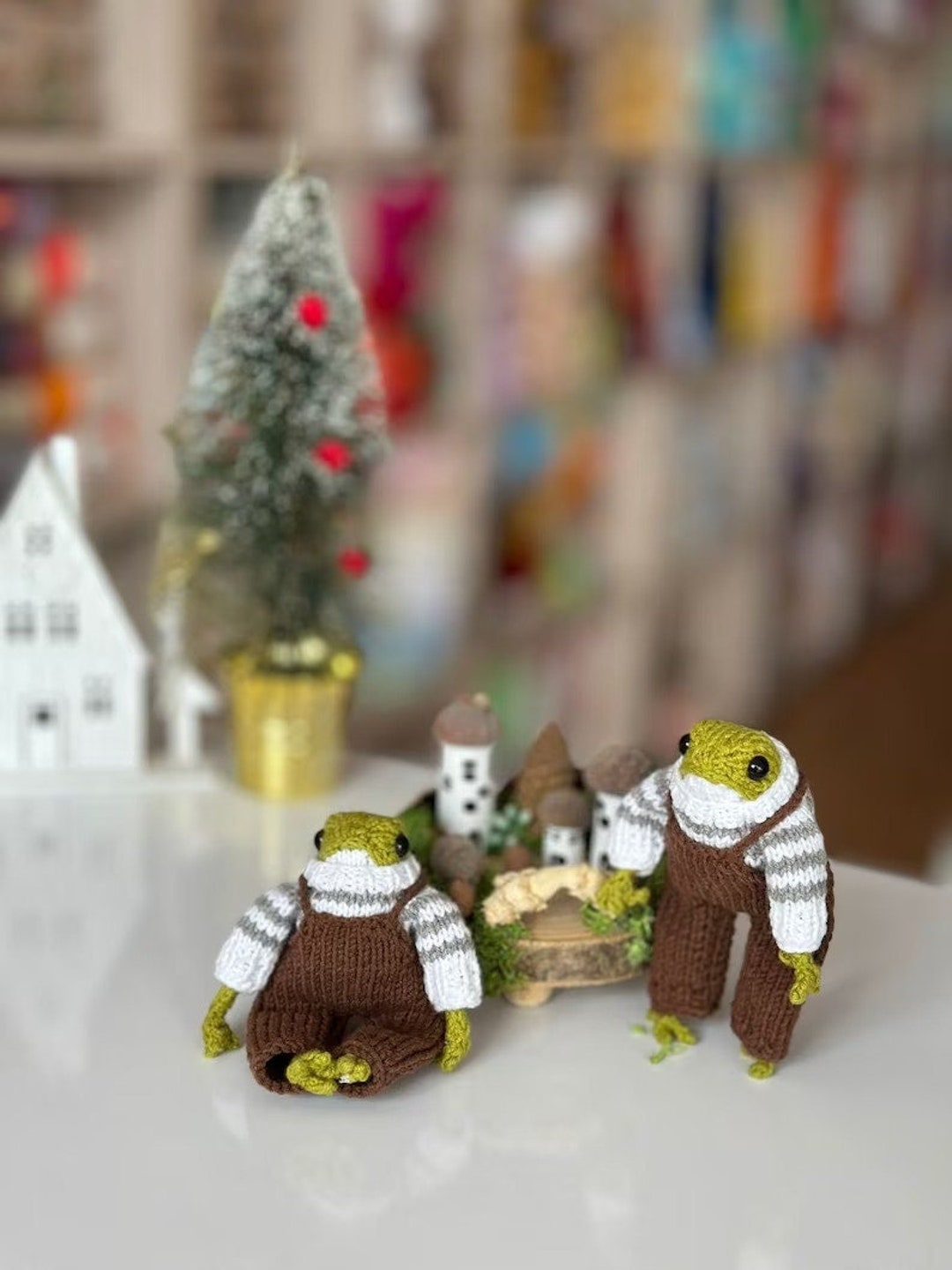 Froggie Frog Crochet,green Frog Knitted,froggie's Sweater,cute Toy Frog ...