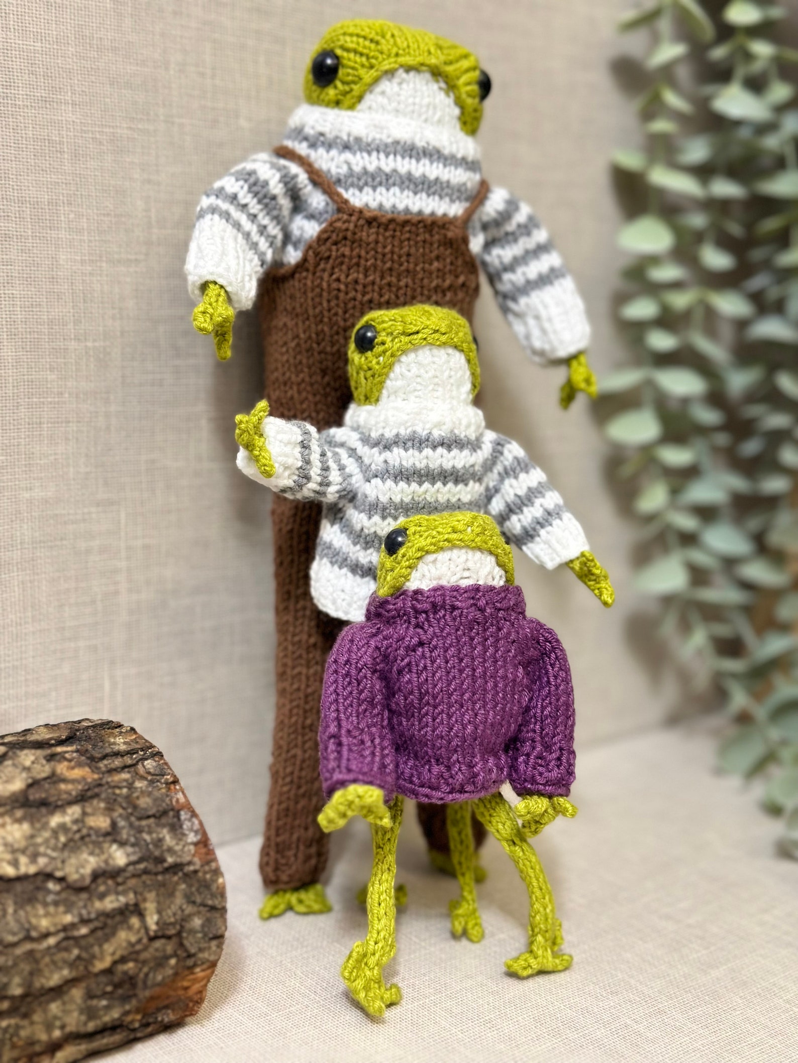 Froggie Frog Crochet,green Frog Knitted,froggie's Sweater,cute Frog ...