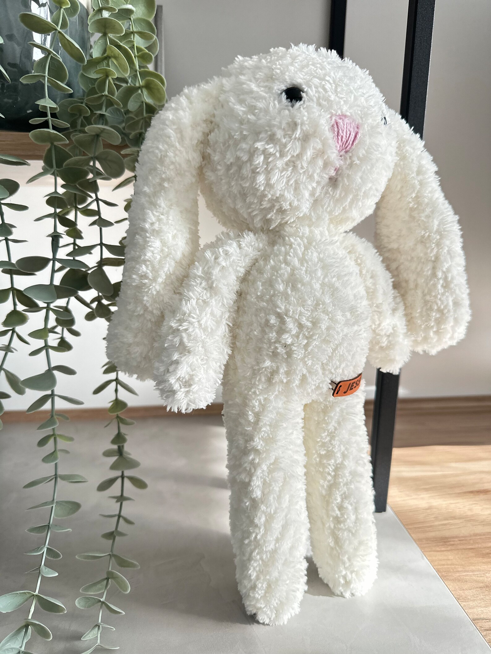 Conejito de crochet personalizado: conejo de peluche de algodón ...