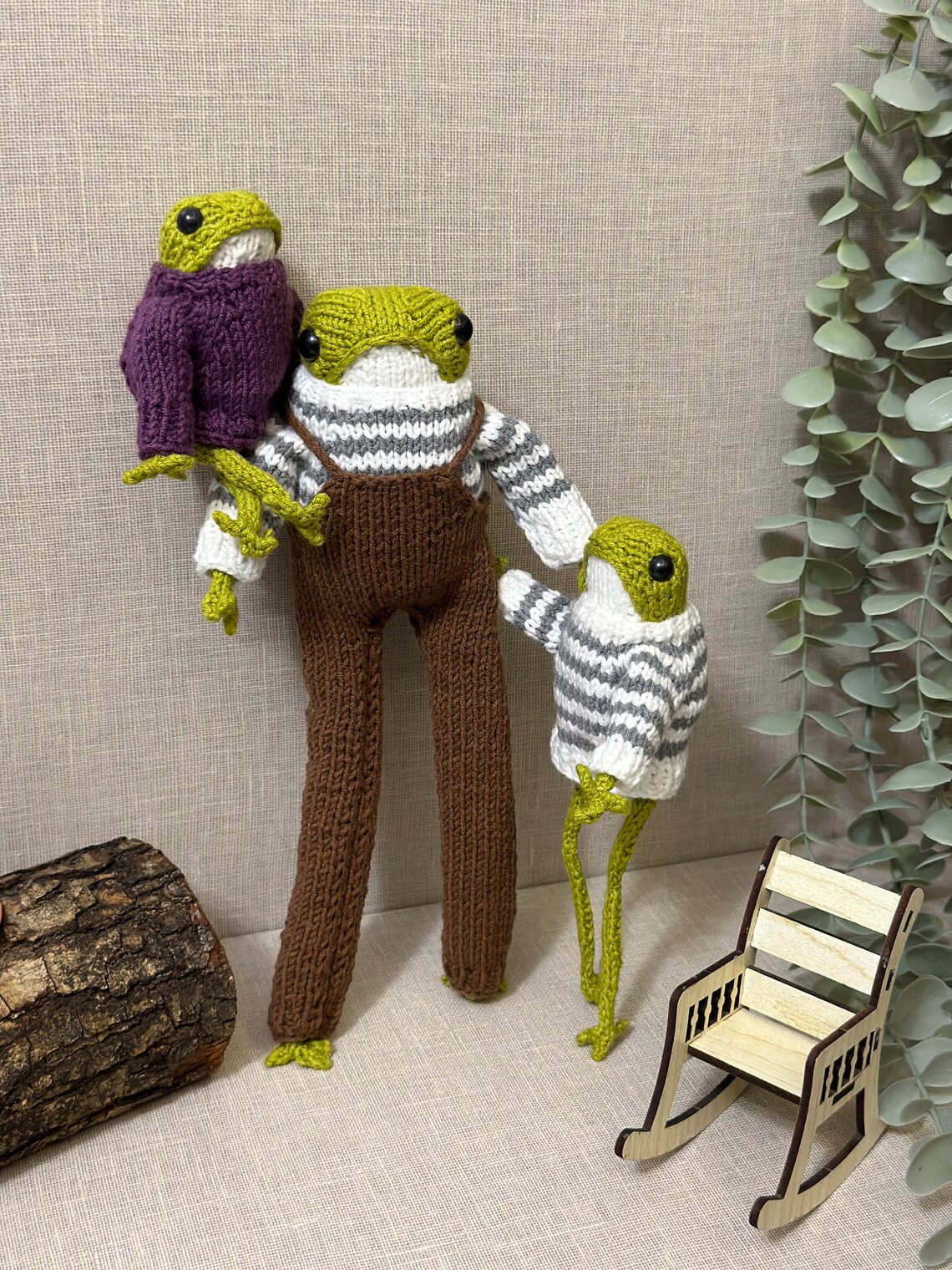Froggie Frog Crochet,green Frog Knitted,froggie's Sweater,cute Frog ...