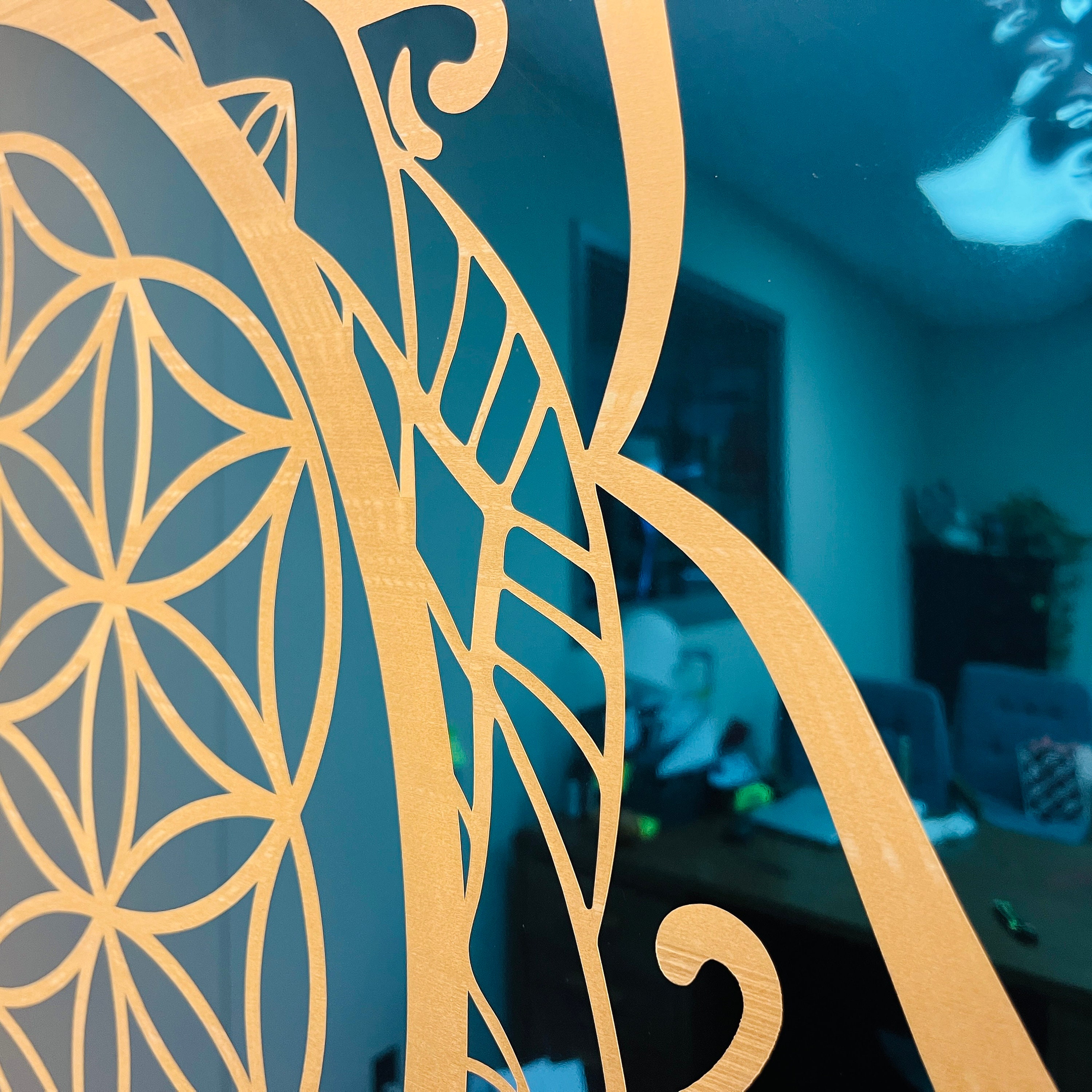 Blue Color Flower of Life Style, Large Nichrome Gong, 100cm Larger Size ...