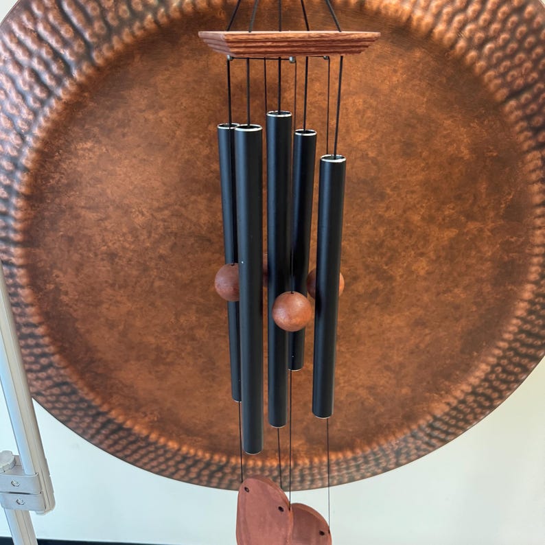 36 Inch Metal Wind Chimes: Deep Tone, Handcrafted Outdoor Decor - Etsy