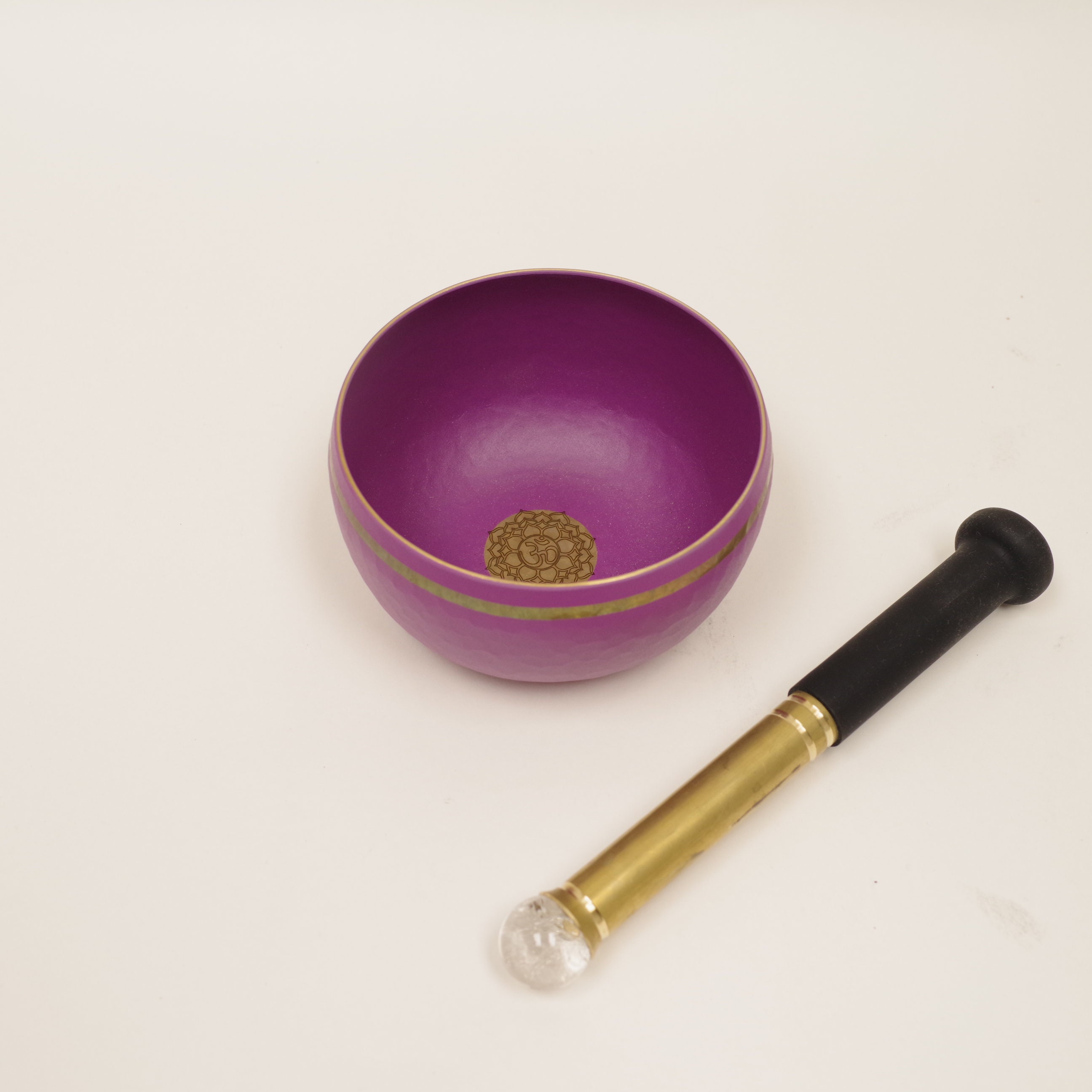 5 Violet Color B Note Handmade Tibetan Bowl, Professional Tuned Seven ...