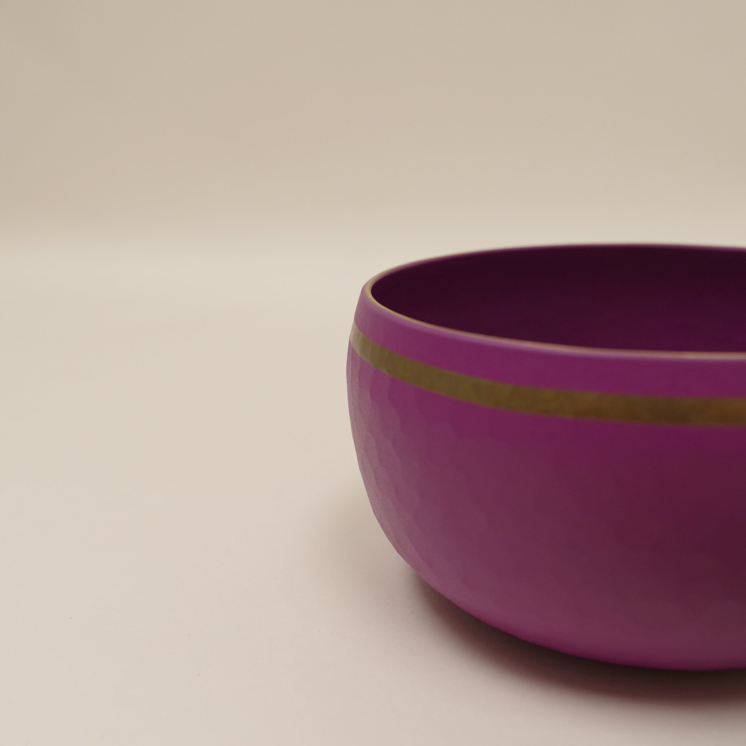 5 Violet Color B Note Handmade Tibetan Bowl, Professional Tuned Seven ...