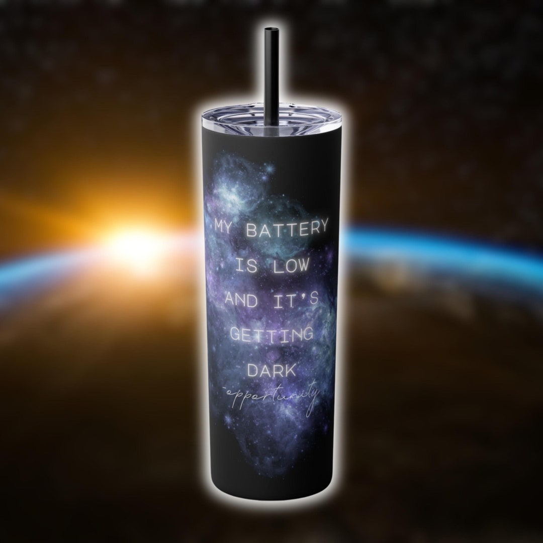 Mars Rover Quote Skinny Tumbler, Astronomy Cup, Astrophysics Gift ...