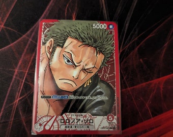 Custom Golden Metal Zoro Leader Card OP01-001L One Piece TCG - Etsy