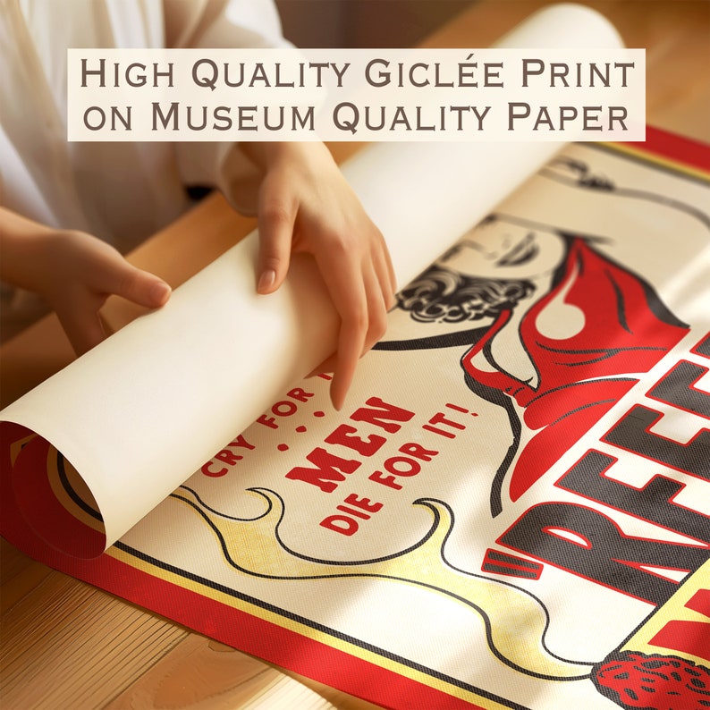 Vintage Style Weed Print, Reefer Madness Wall Art, Stoner Gift to ...