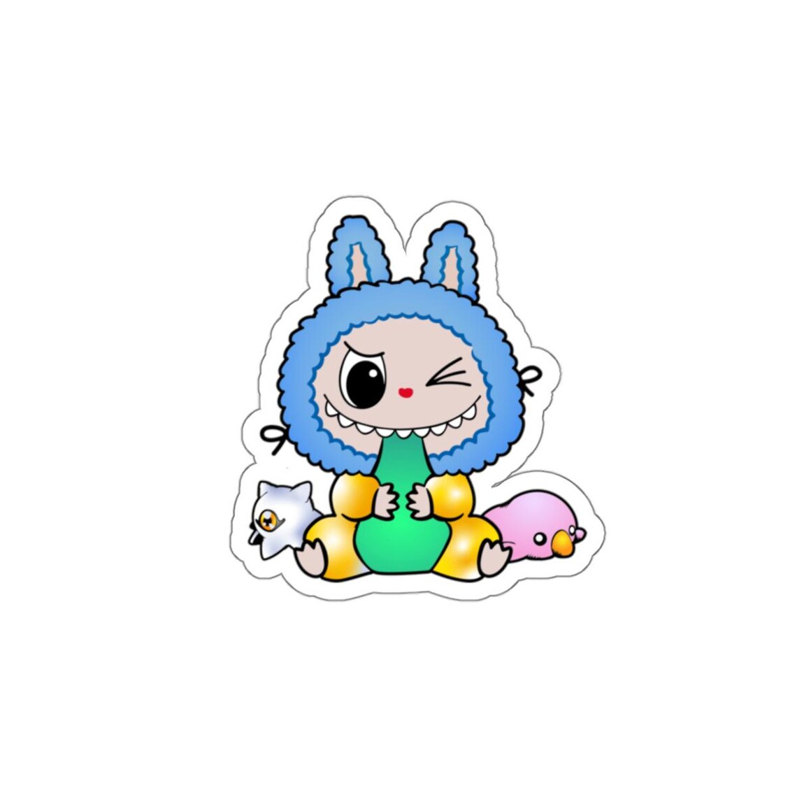 Labubu Stickers, Fun Laptop Decor, Kawaii Aesthetic, Kids Gifts ...