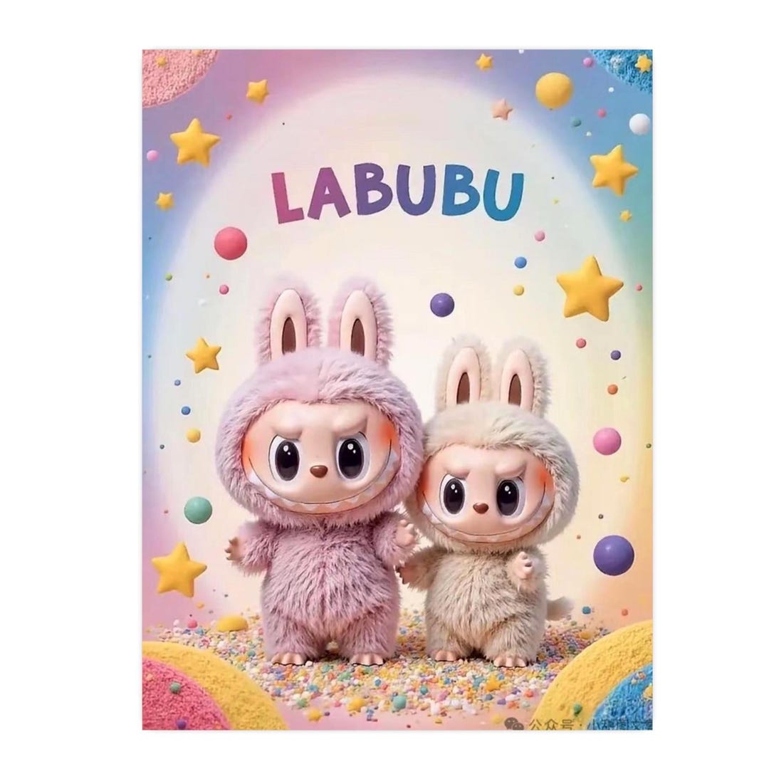 Labubu Posters, Labubu Wall Art, Labubu Room Decor, Lafufu Playrooms ...