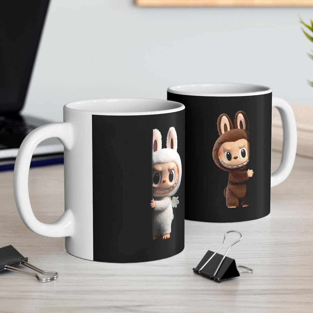 Labubu Ceramic Mug, Labubu Gift, Labubu Cup 11oz or 15oz, Lafufu Decor ...