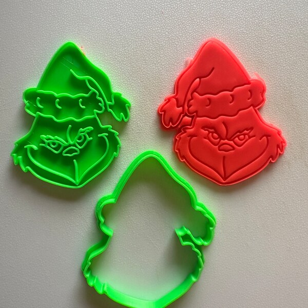 Grinch Cookie Cutter - Etsy