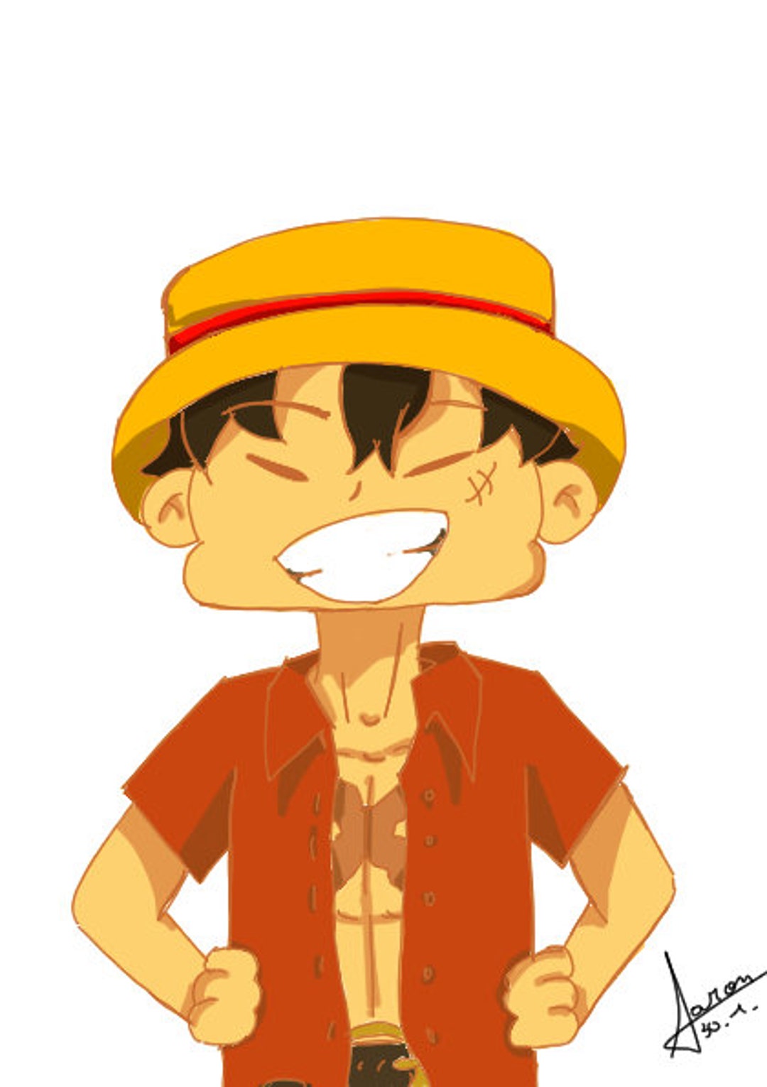 Luffy Chibi - Etsy