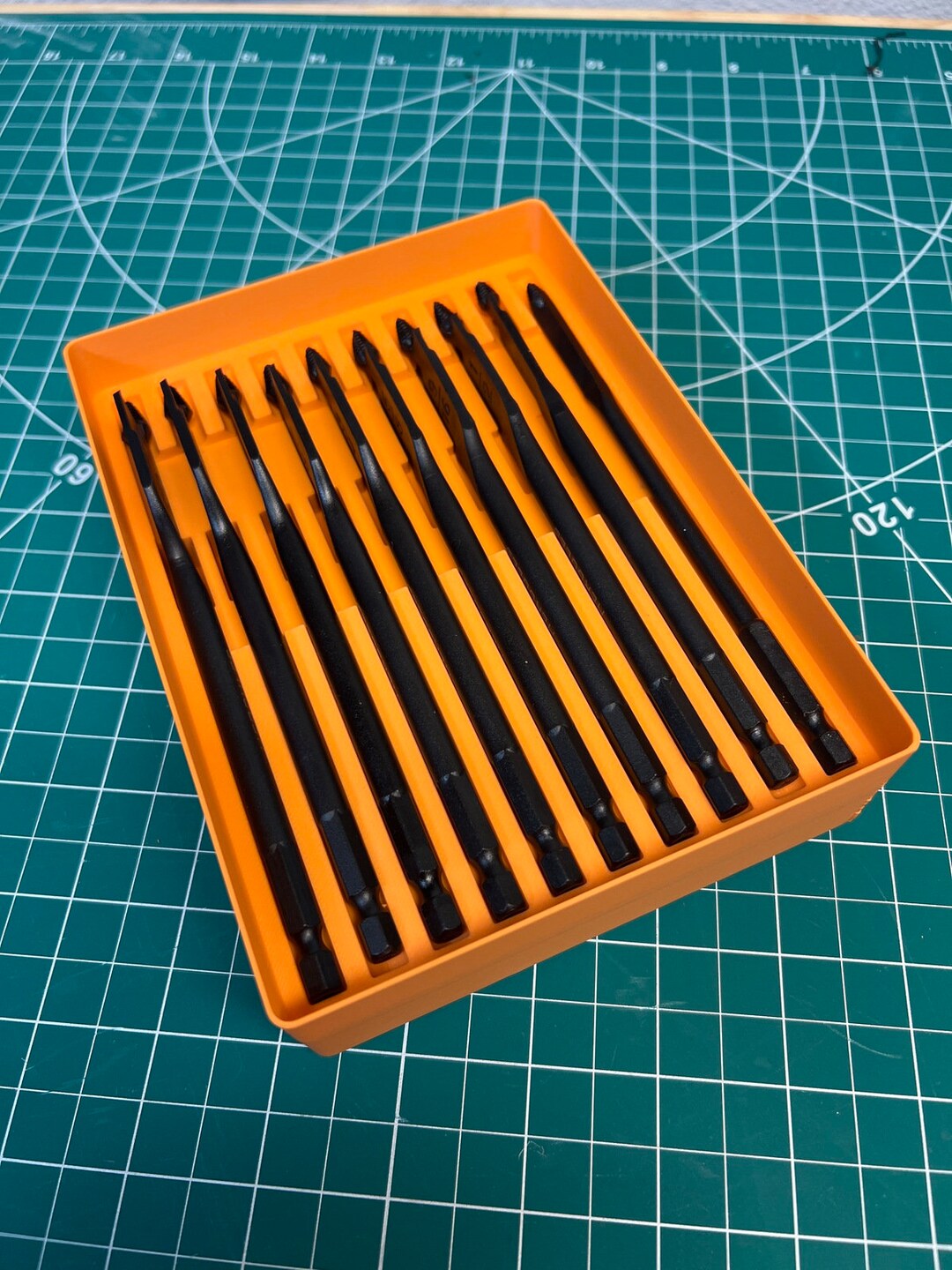 Gridfinity 10-piece Spade Drill Bit Holder - Etsy