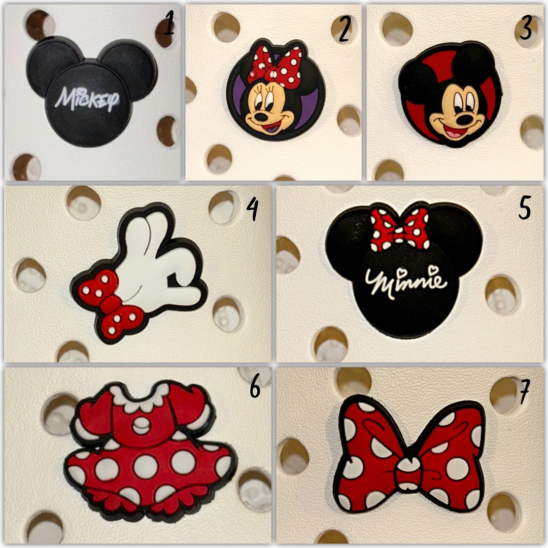 Crocs Charm Accessories Disney, Mickey Mouse,minnie Mouse, Holiday ...