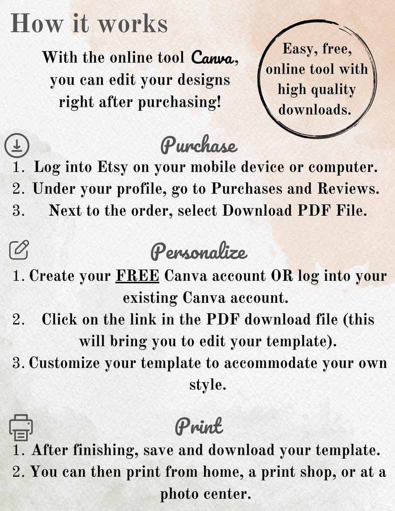 Premade Cute Initials Logo Design – Canva Editable Fun & Personalized ...