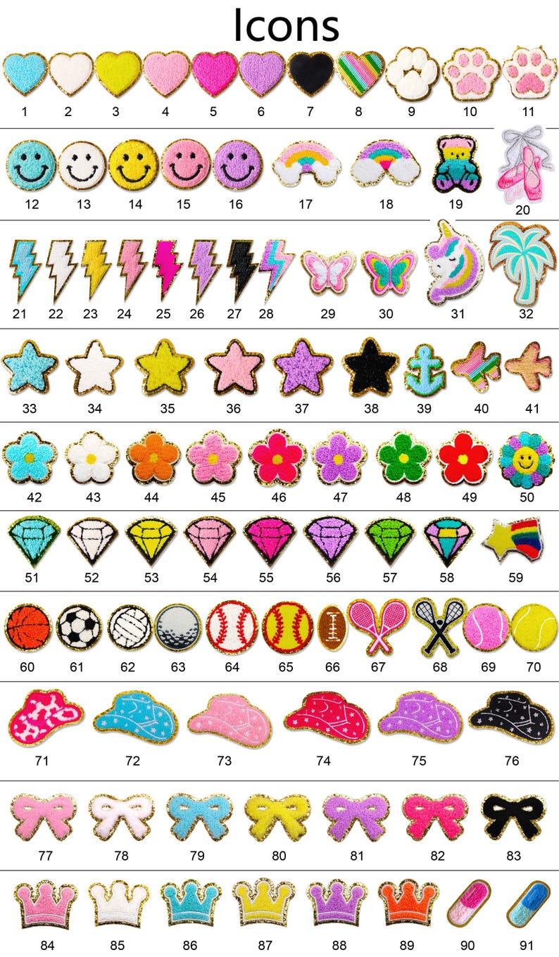 Personalized Backpack Customizable Backpack Nylon Chenille Patches Kid ...