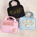 Personalized Lunch Bag Customizable Lunch Box Bag Nylon Chenille ...