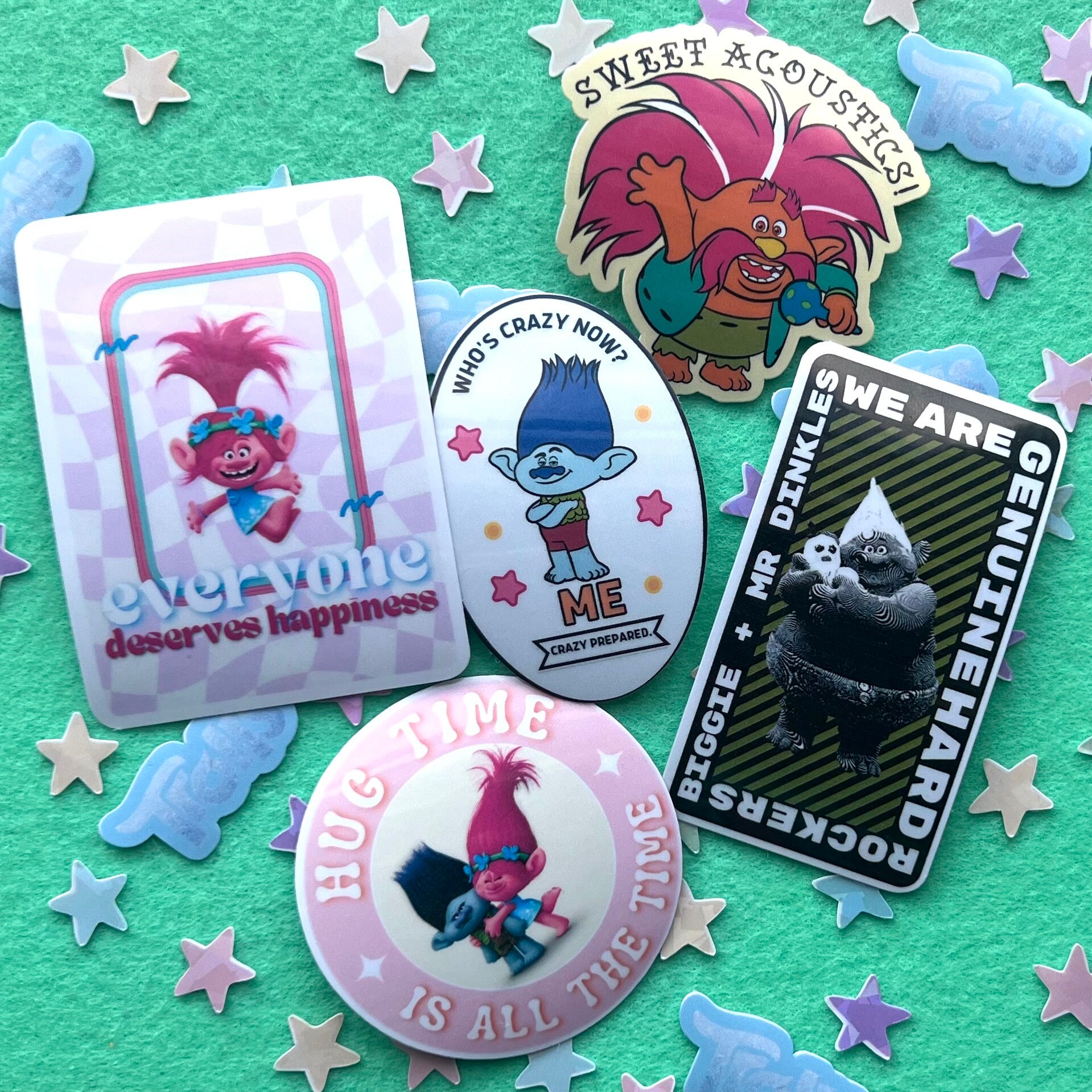 Trolls Stickers V2 - Etsy