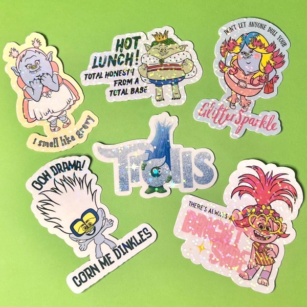 Troll Stickers - Etsy