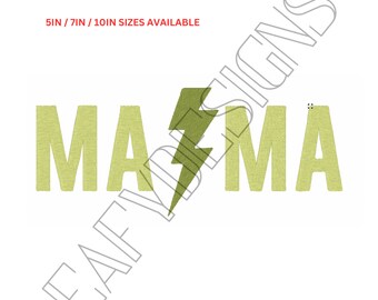 Lightning Bolt Mini Embroidery File - Etsy