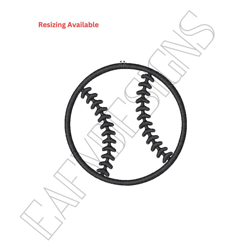 Baseball Embroidery - Etsy