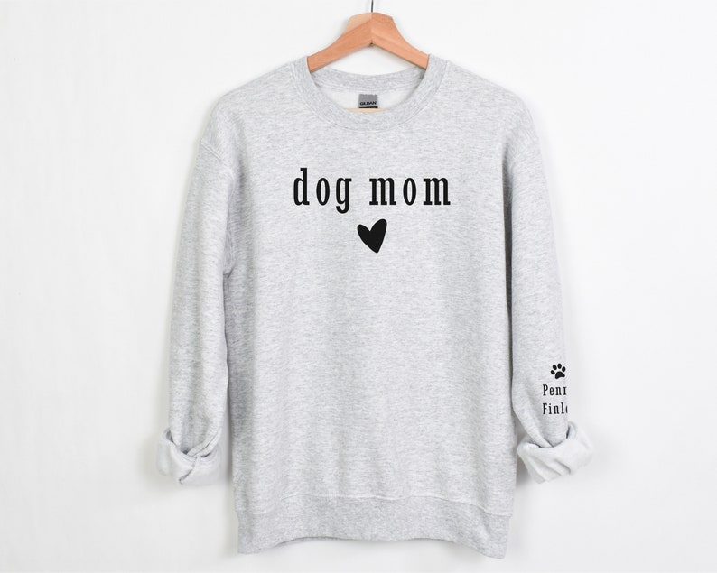 Personalized Sweatshirt, Custom Sweatshirt, Dog Mom Sweatshirt, Custom ...