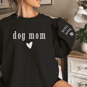 Personalized Sweatshirt, Custom Sweatshirt, Dog Mom Sweatshirt, Custom ...