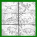 120 Dinosaur Coloring Pages, Instant Printable Digital Download ...